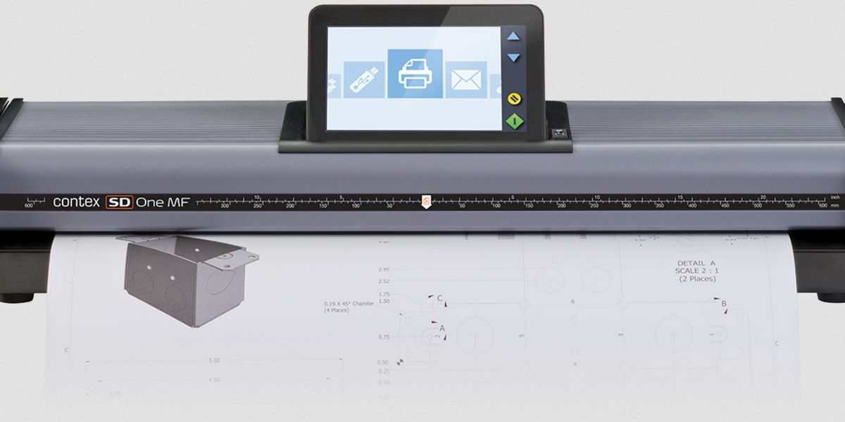 Contex SD One 44-inch MF Wide Format MFP Scanner — MasterGraphics